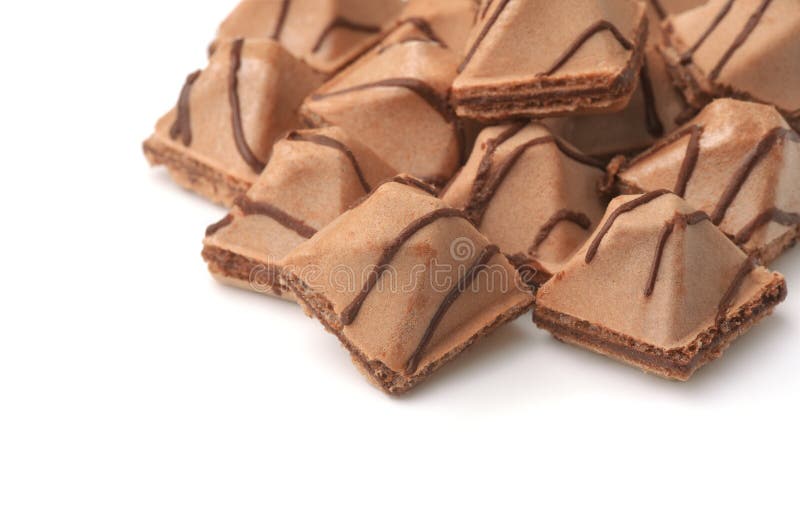 Waffle cookies pack stock photo. Image of sweet, chocolate - 10852898