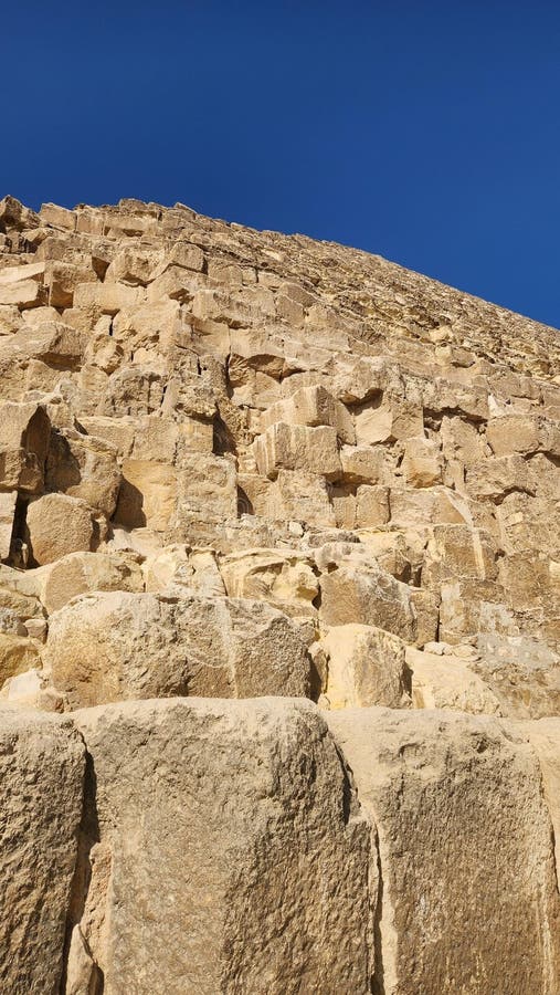 Close-up of the Pyramid Stones Stock Image - Image of structure ...