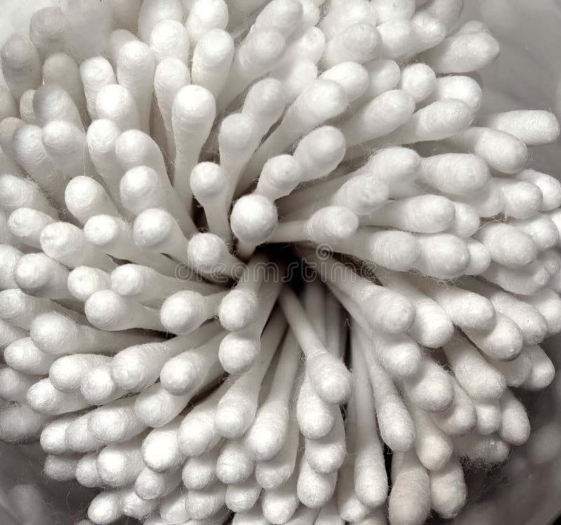 Close Up of Q-Tips stock photo. Image of sterile, cotton - 10132366