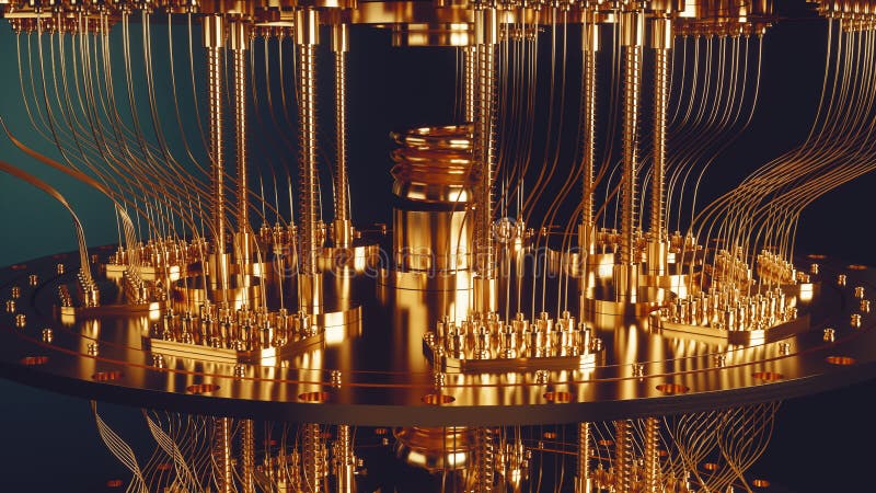 Quantum Computer Illustration Stock Illustration - Illustration of ... Quantum Computer Illustration Stock Illustration - Illustration of ...