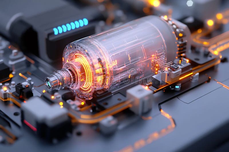 Close-Up of Quantum Computer Subsystem Stock Photo - Image of quantum ...
