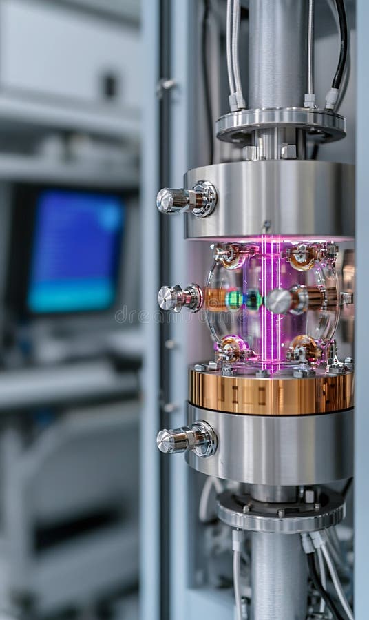 Close-Up of Quantum Equipment in Laboratory Stock Photo - Image of ...