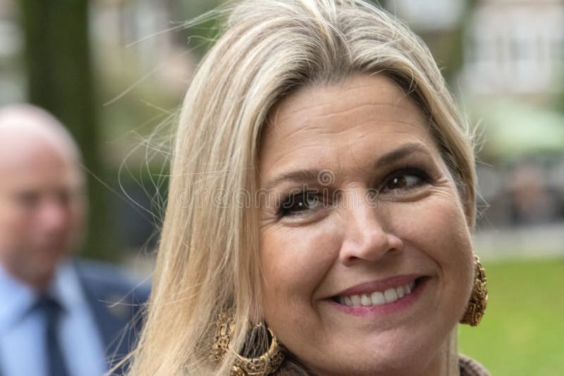 Close Up Queen Maxima at Amsterdam the Netherlands 22-11-2022 Editorial ...