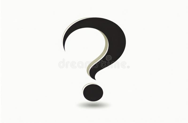 Close Up Question Mark at 16-1-2025 Stock Illustration - Illustration ...