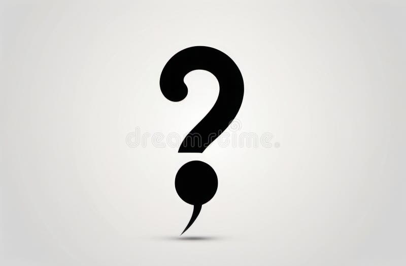 Close Up Question Mark at 16-1-2025 Stock Illustration - Illustration ...