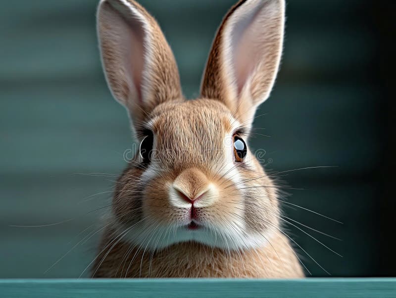 Close Up Rabbit Looking Over Fence Stock Photos - Free & Royalty-Free ...