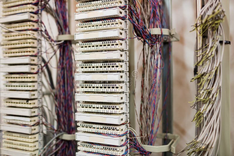 Close-Up of Rack Mounted Server Stock Image - Image of fixing, data ...