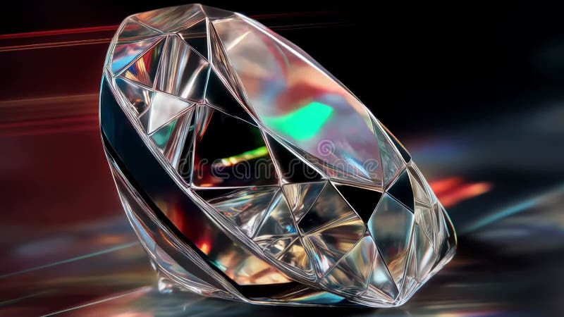 Radiant Diamond Sparkling on Surface Stock Video - Video of gemstone ...