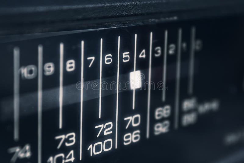 Radio Dial stock photo. Image of broadcasting, tune, sound - 19712414