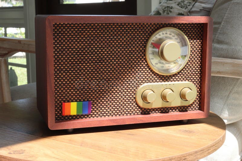 Close-up of a radio set stock photo. Image of convenience - 322868092