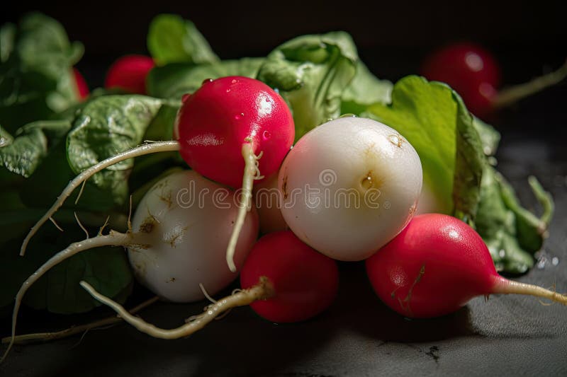 Close-up of Radish, with Its Peppery and Refreshing Taste Stock ...