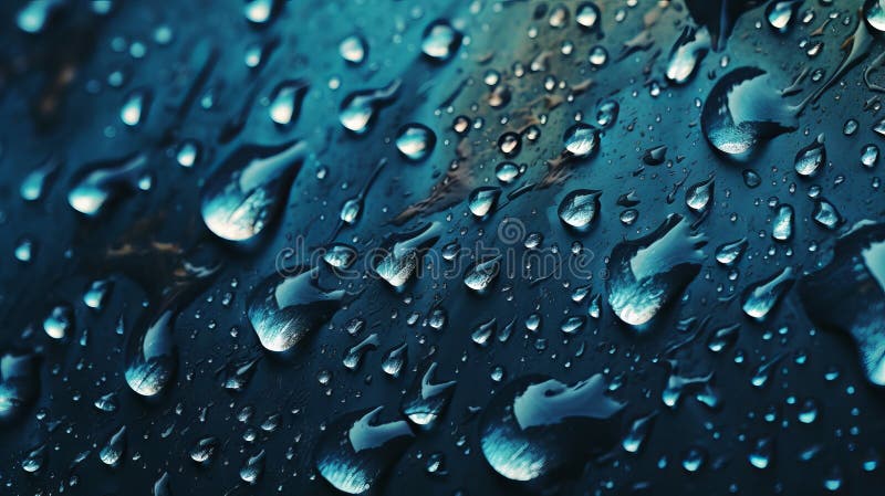 A Close Up of a Rain Texture Background Stock Illustration ...
