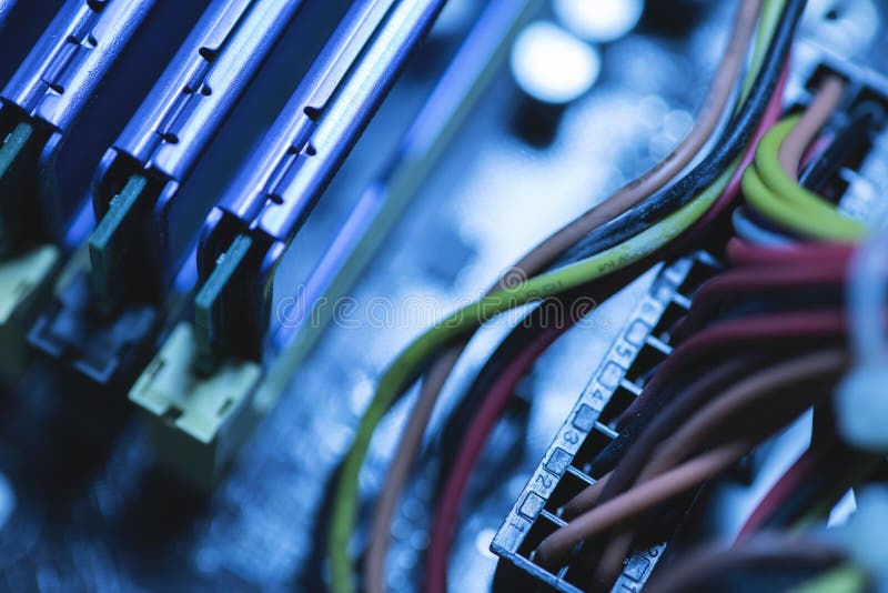 RAM Memory Sticks Inside the Personal Computer Stock Photo - Image of ...