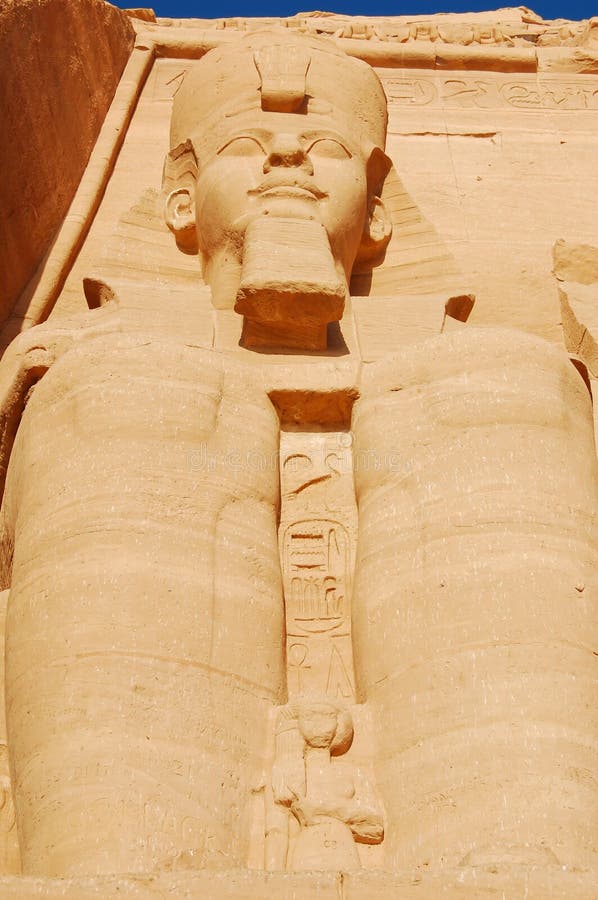 Close-up of Ramses II Statue, Egypt Stock Image - Image of monument ...