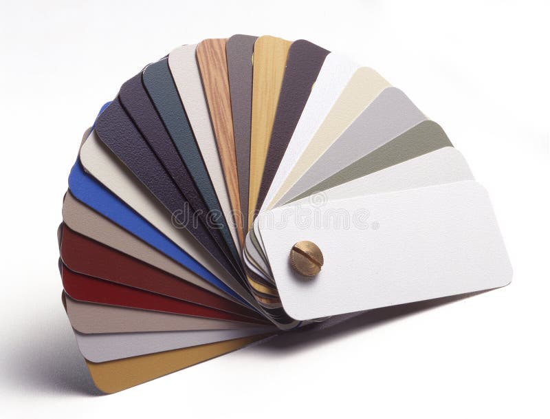 Close Up of a Range of Wood Samples Stock Photo - Image of label, range ...