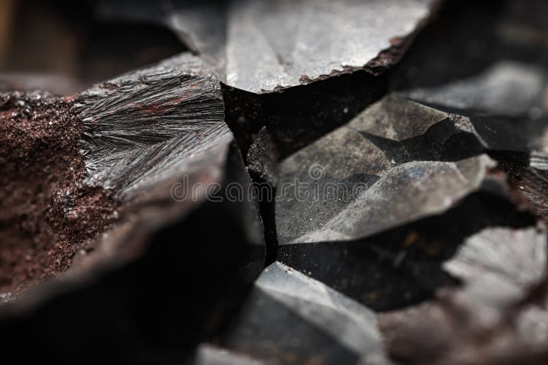 Surface Texture of Raw Hematite Mineral. Iron Ore Stock Photo - Image ...