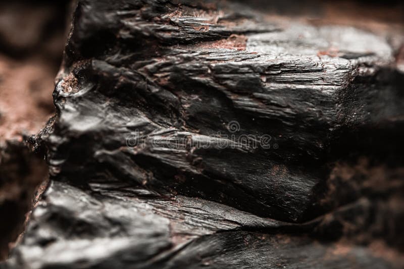 Surface Texture of Raw Hematite Mineral. Iron Ore Stock Image - Image ...