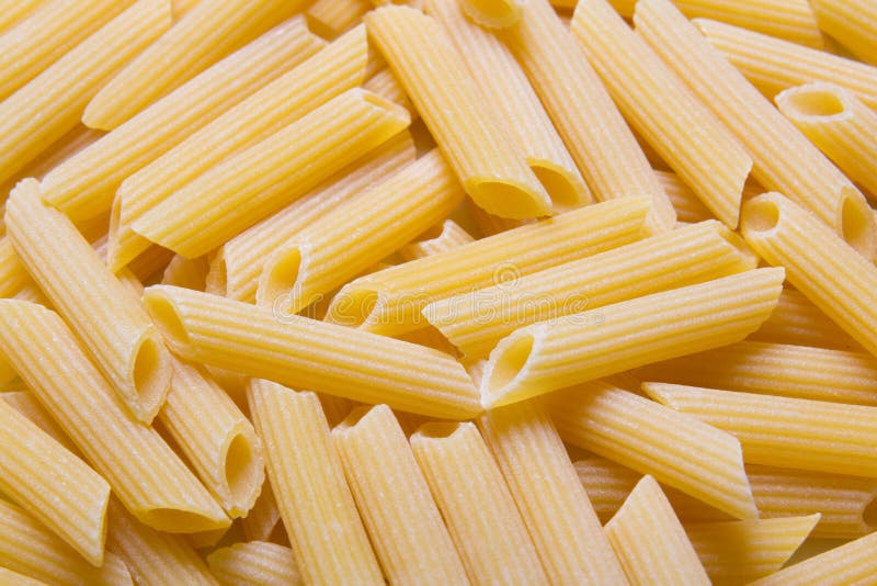 Close Up of Raw Italian Pasta Stock Photo - Image of food, closeup ...
