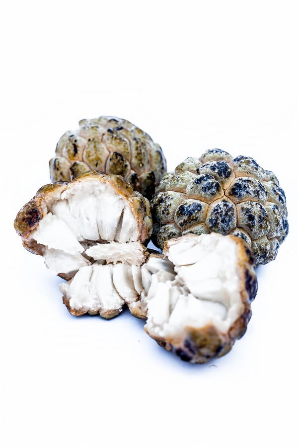 Close Up of Raw Organic Sitaphal or Sugar Apple or Custard Apple ...