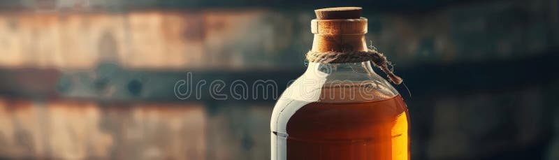 Closeup RAW Style of Artisanal Mead Fermentation Ancient Honey Wine ...