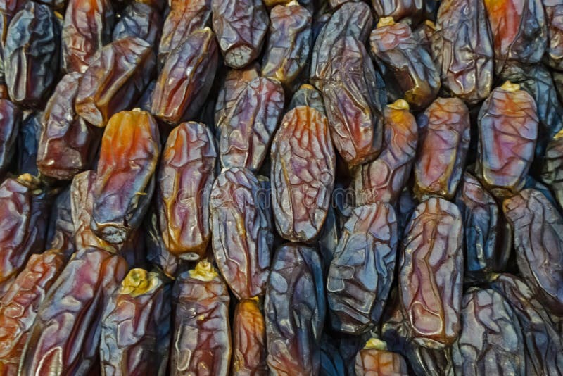 Arabic Dates, Ajwa Dates. Ramadan Kareem Breaking the Fast by Eating ...