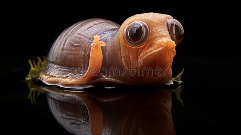Realistic Looking Alien Lifeform Snail Creature Xenomorph with Dramatic ...