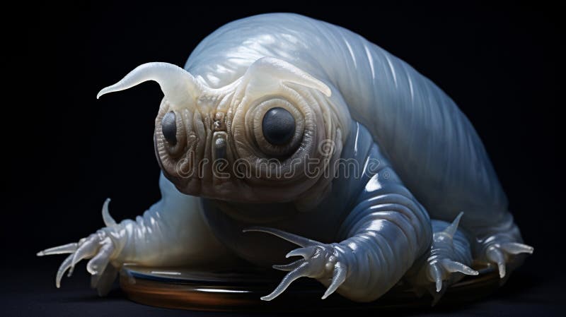 Realistic Looking Alien Lifeform Snail Creature Xenomorph with Dramatic ...