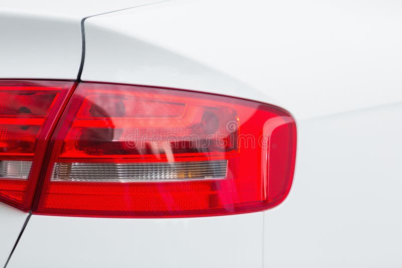 Close Up of Rear Light on Car Stock Image - Image of transport ...