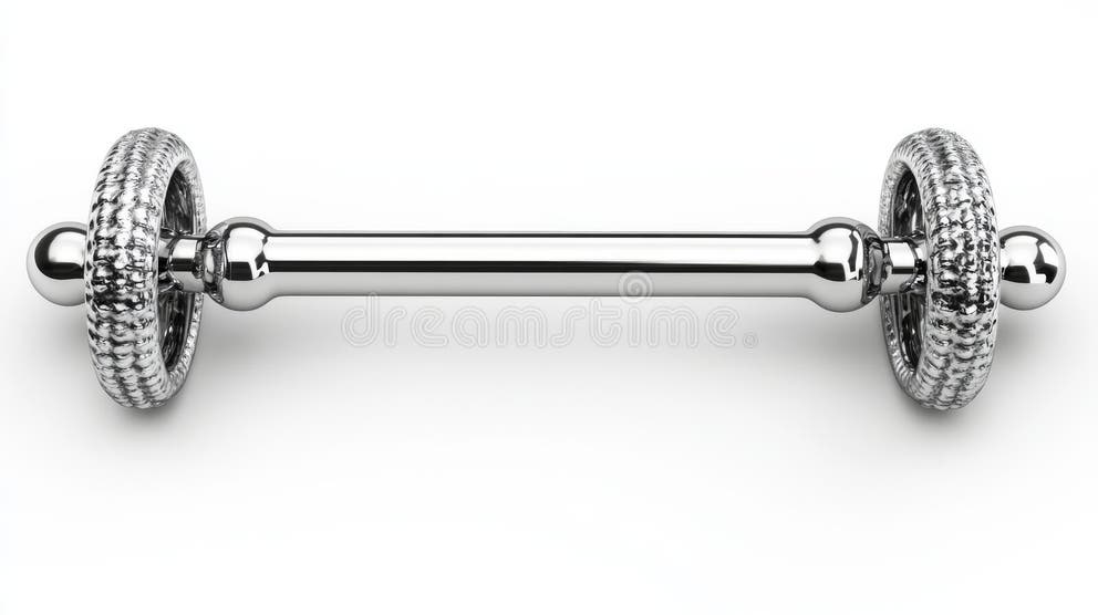 A Close-up of a Rectangular Metal Beam with a Reflective Surface on a ...