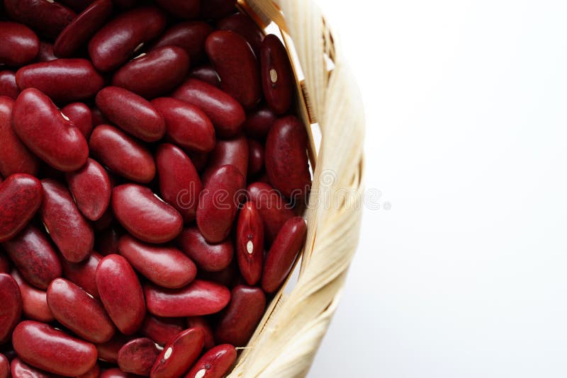 Close Up Red Bean Whole Grain Stock Image - Image of dieting, aduki ...