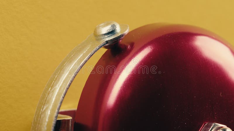 Red Bell Ringing. Back To School Concept. Stock Video - Video of ...