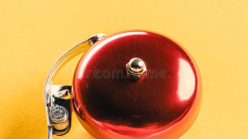 Red School Bell. Back To School Concept. Stock Image - Image of signal ...