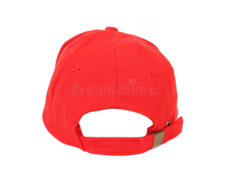 Red golf cap stock photo. Image of textile, golf, protection - 18090062