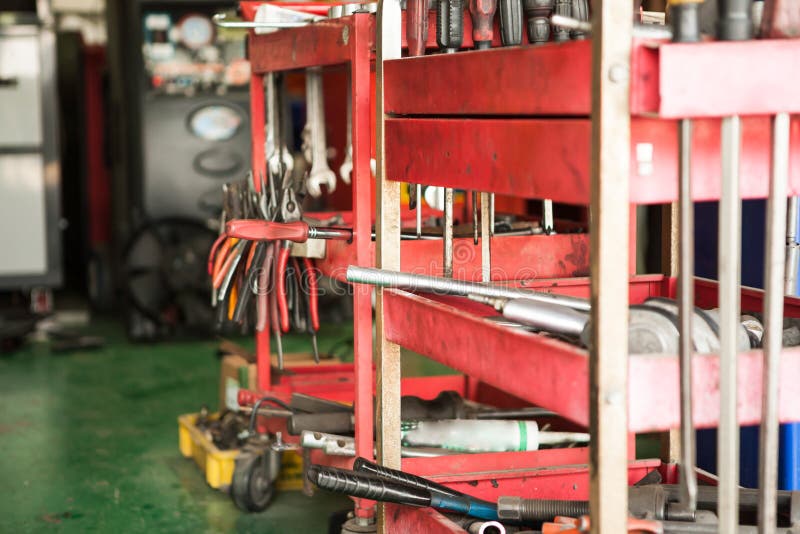 Automobile Repair Tools, Car Tools Stock Image - Image of closeup ...