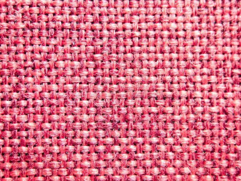 Red Fiber Cloth,Close Up Look at Interlaced and Twisted Rope Fiber ...