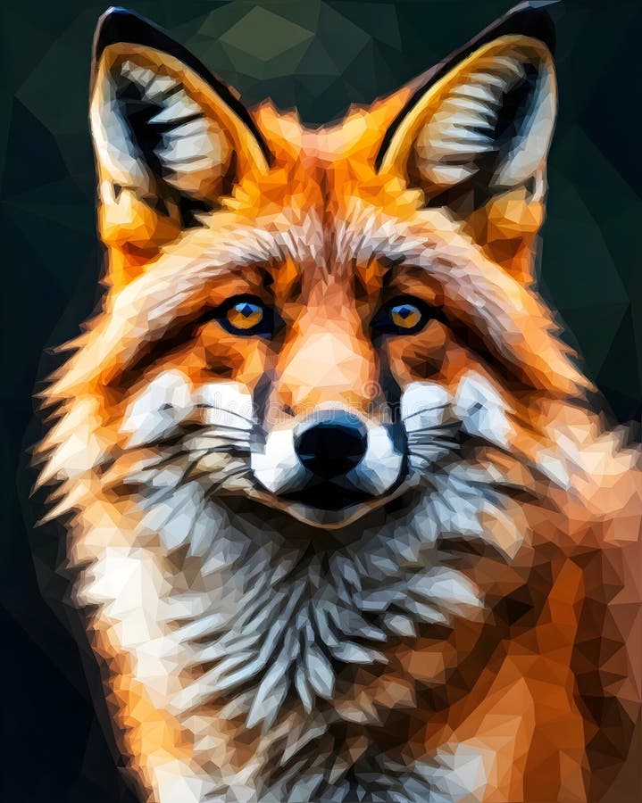 A Close Up of a Red Fox S Face. Beautiful Picture of Fox Stock ...