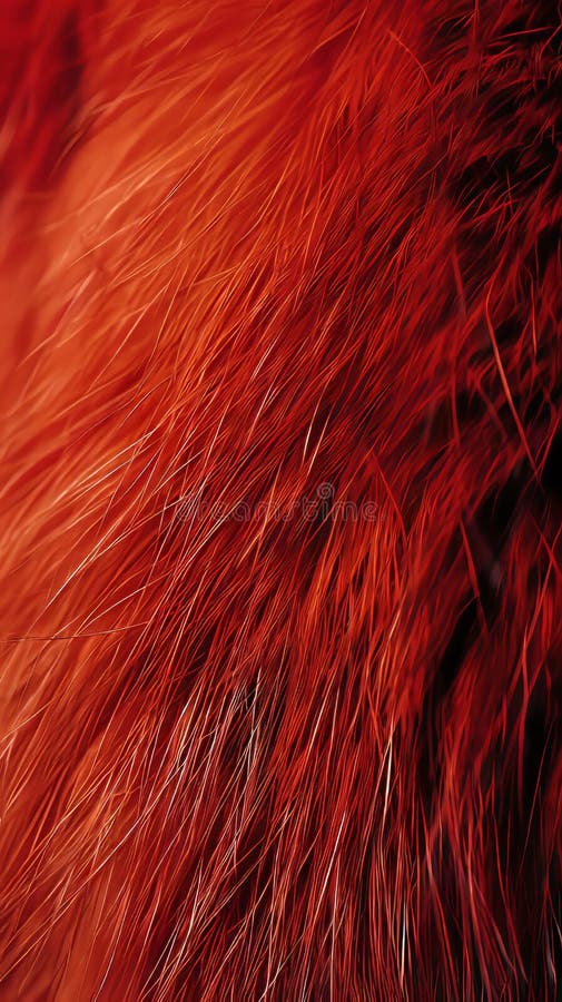 A Close Up of a Red Furry Animal Stock Photo - Image of furry, orange ...
