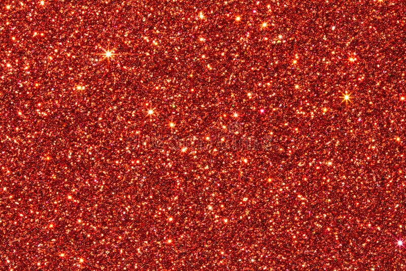 Close Up the Red Glitter Texture for Glamour Background Stock Photo ...