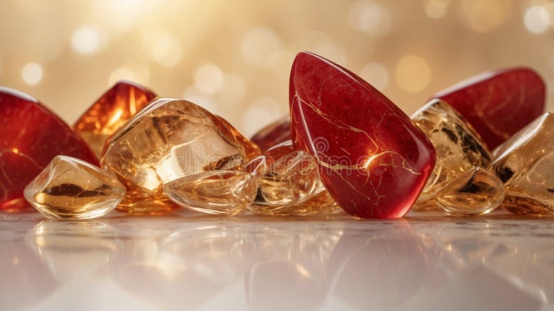 Close Up of Red and Gold Marble Background. Stock Photo - Image of ...