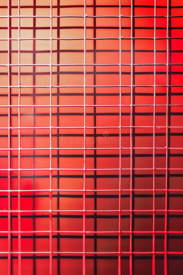Abstract Red Grid Pattern with Geometric Lines and Modern Design Stock ...