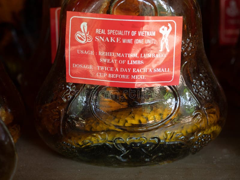 Vietnamese Snake Wine editorial image. Image of asian - 163892910