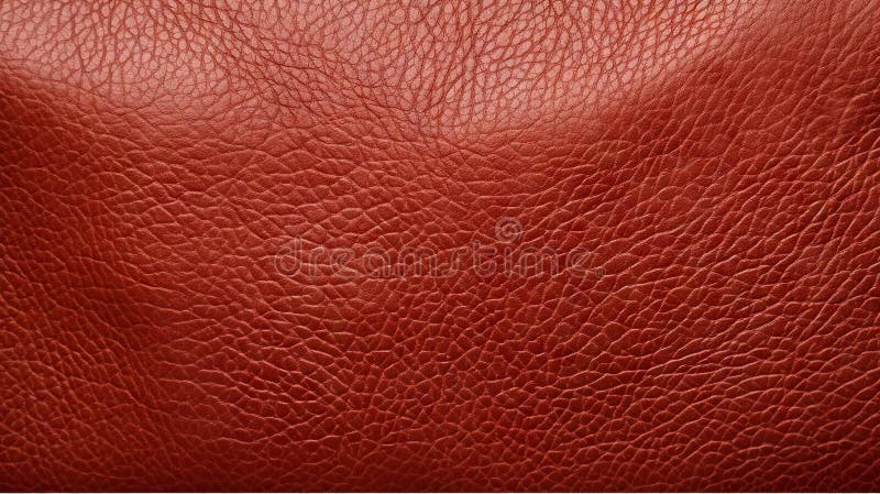 A Close Up of a Red Leather Textured Surface with a Light Reflection ...
