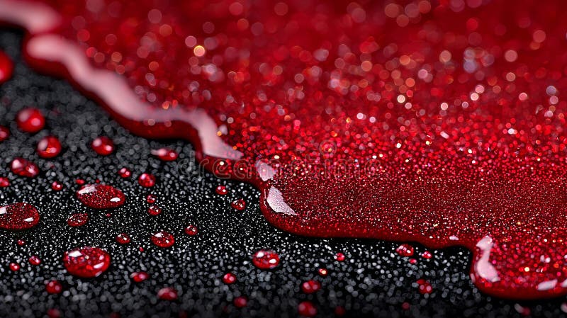 Red Liquid Dripping Down Black Surface Stock Photos - Free & Royalty ...