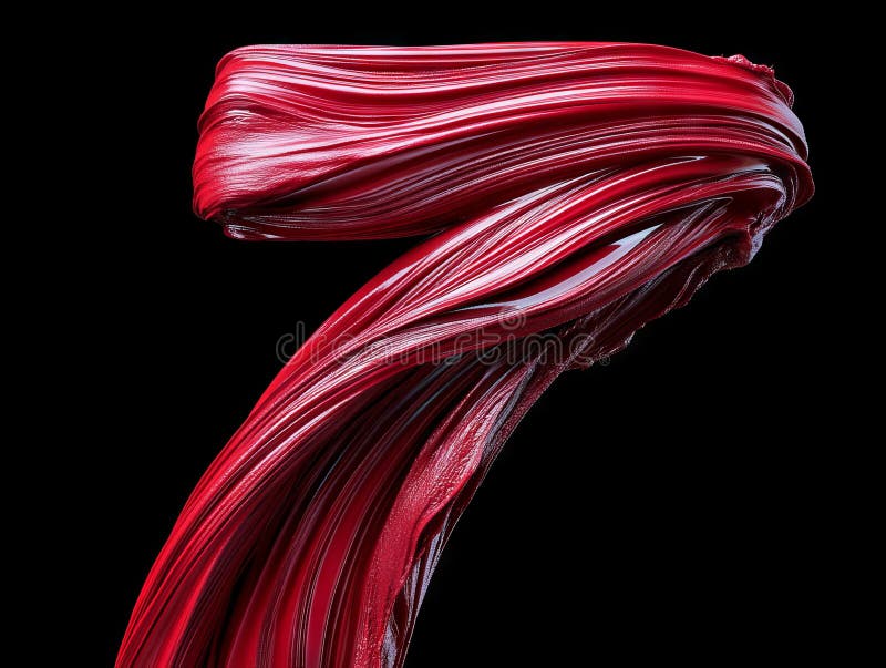 A Close Up of a Red Liquid Flowing in the Air Stock Photo - Image of ...