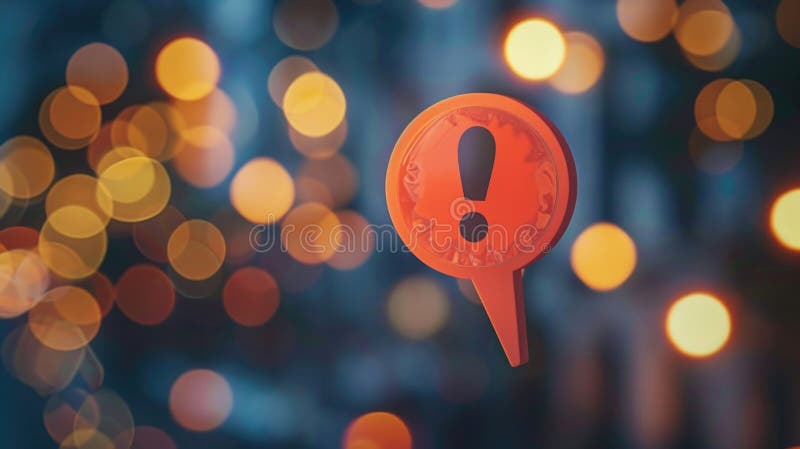 A Close Up of a Red Object with a Question Mark, Suitable for ...