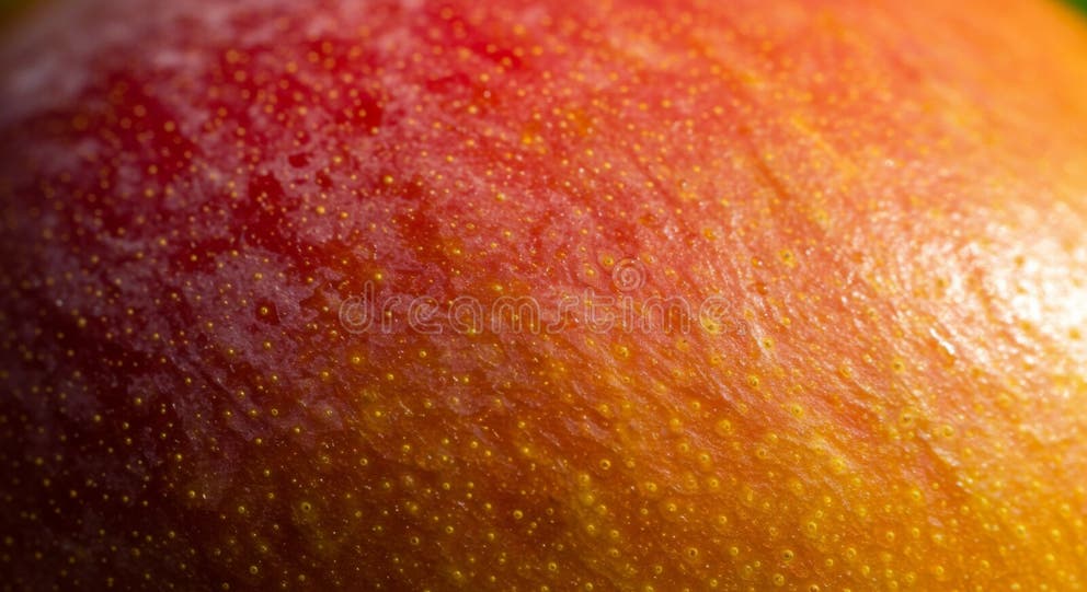 Close Up Red Orange Mango Texture Stock Illustration - Illustration of ...