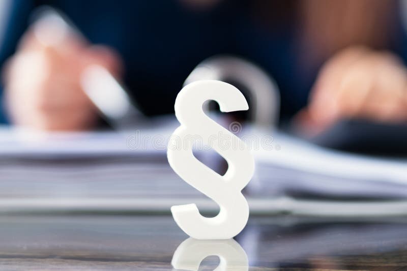 Close-up of a Red Paragraph Symbol Stock Image - Image of bill, icon ...