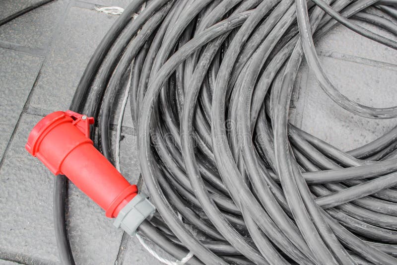 Close-up Red Plugs Isolated on a White Background Stock Photo - Image ...