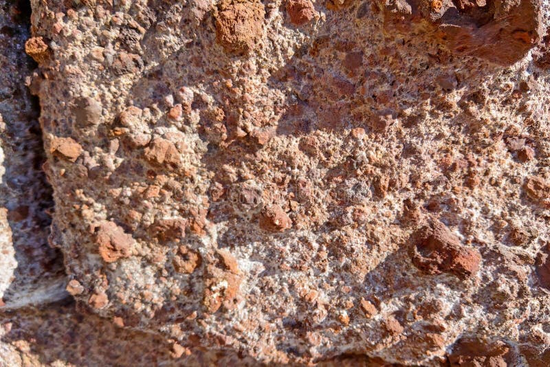 Close-up on the Red Rock of the Earth. Mars. Stock Image - Image of ...