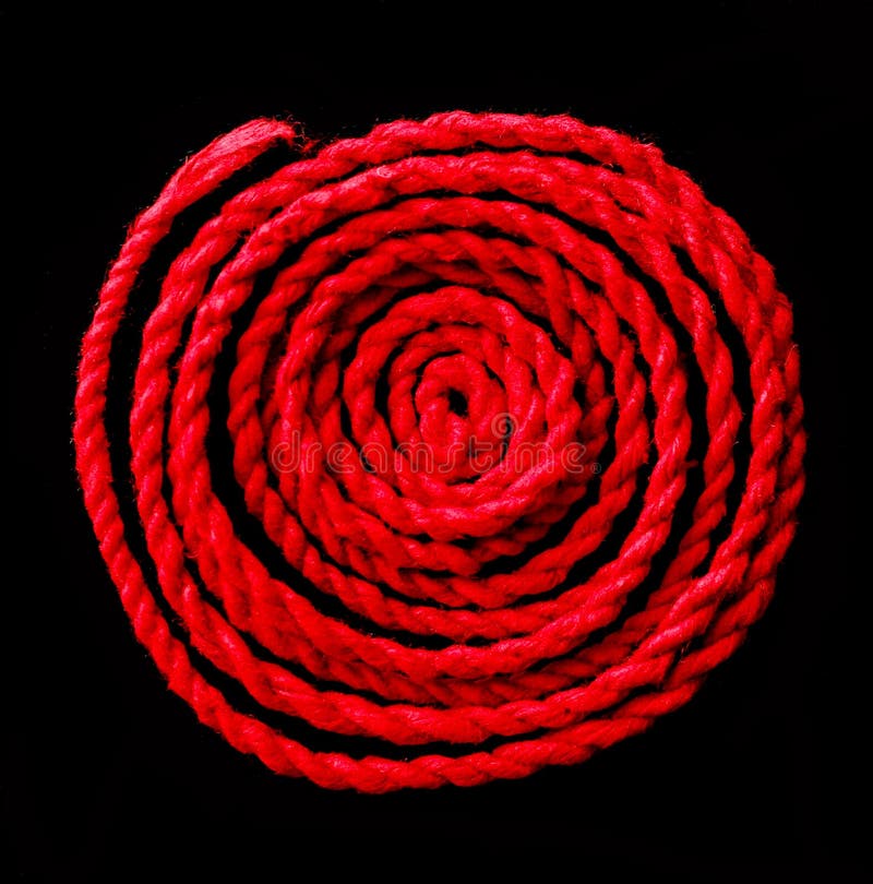 Rope red synthetic strong stock photo. Image of color - 17720876